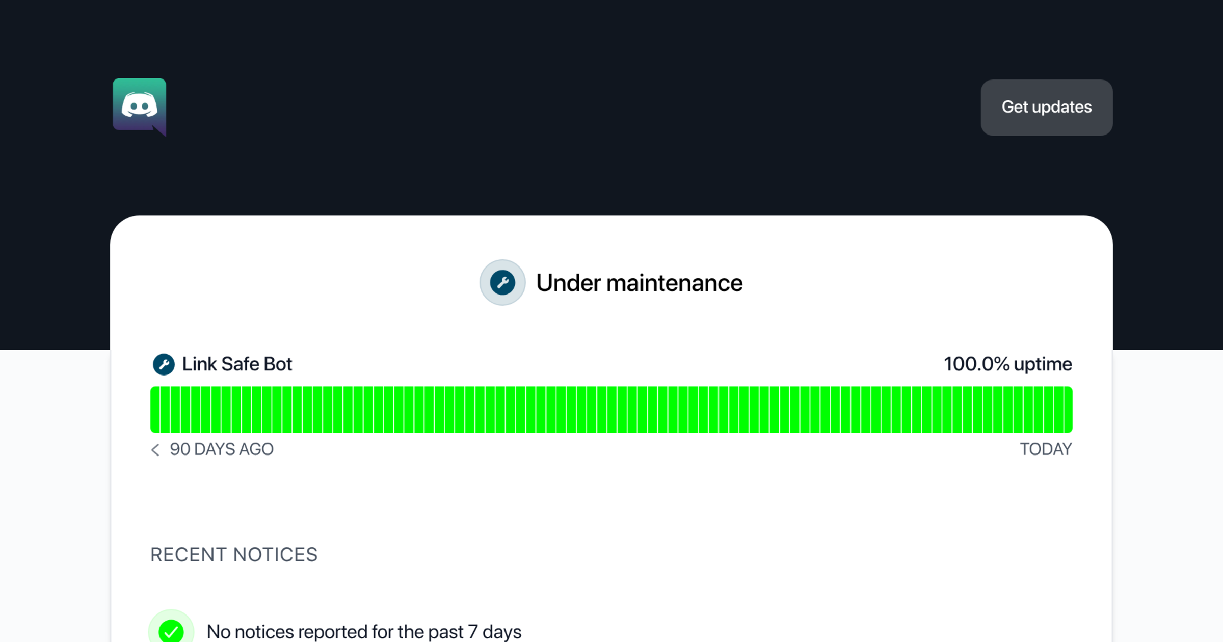 Link Safe - Status